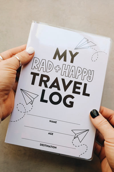 Travel Log Activity Book – Rad & Happy