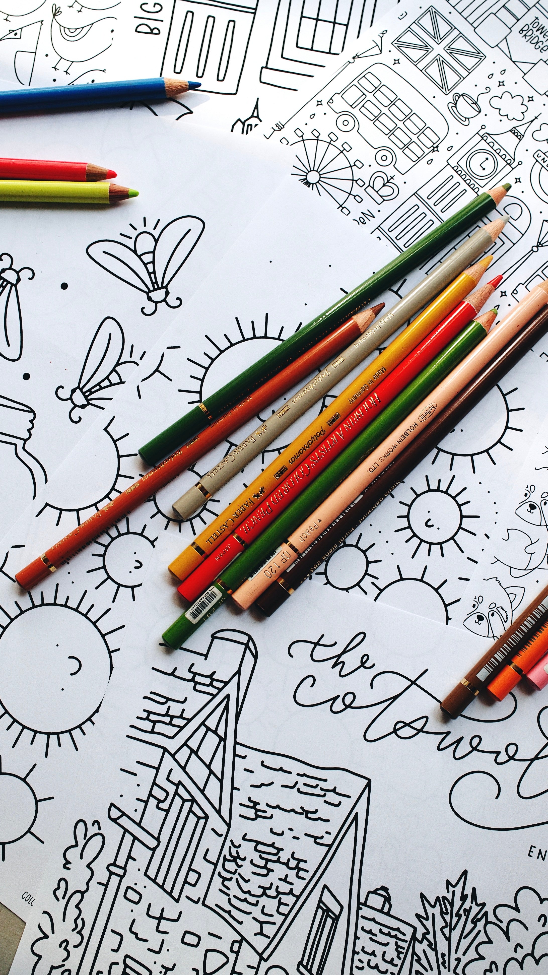 Color Happy | Monthly digital coloring page downloads – Rad & Happy