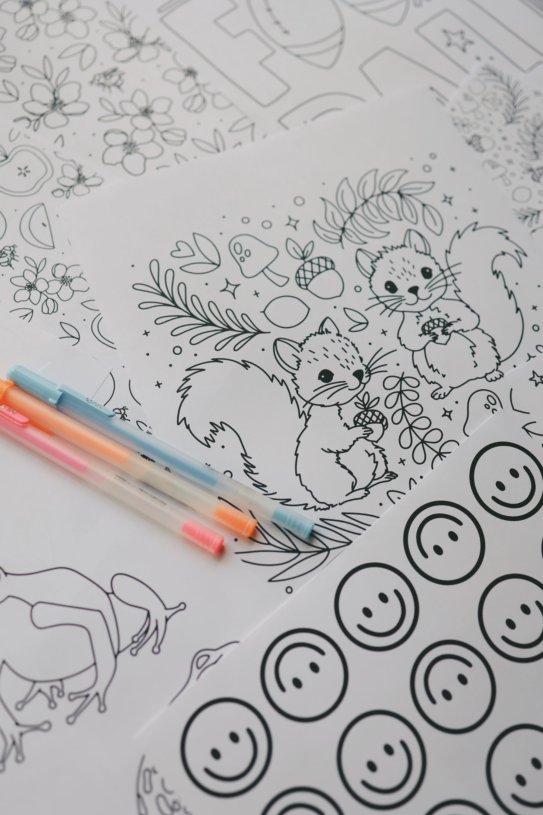 Color Happy | Monthly digital coloring page downloads – Rad & Happy