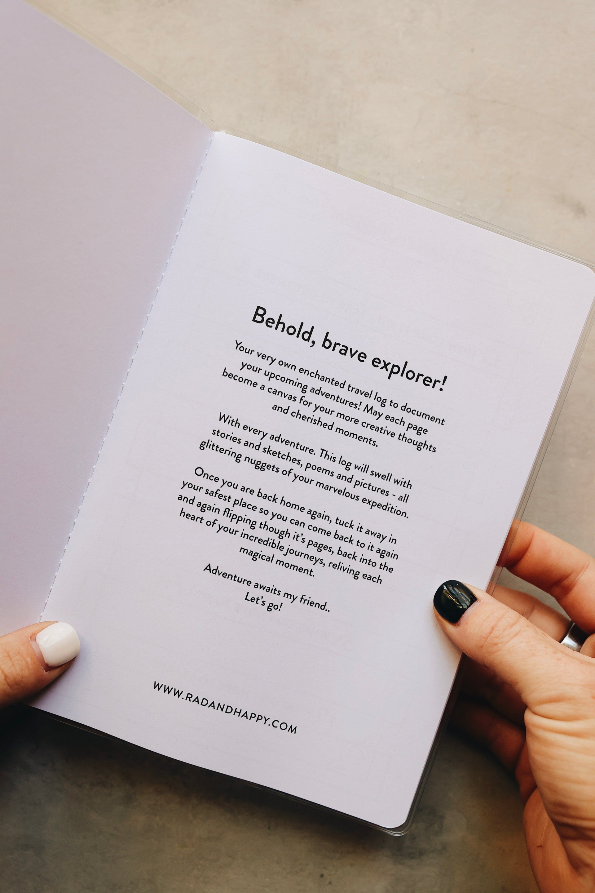 Travel Log Activity Book – Rad & Happy
