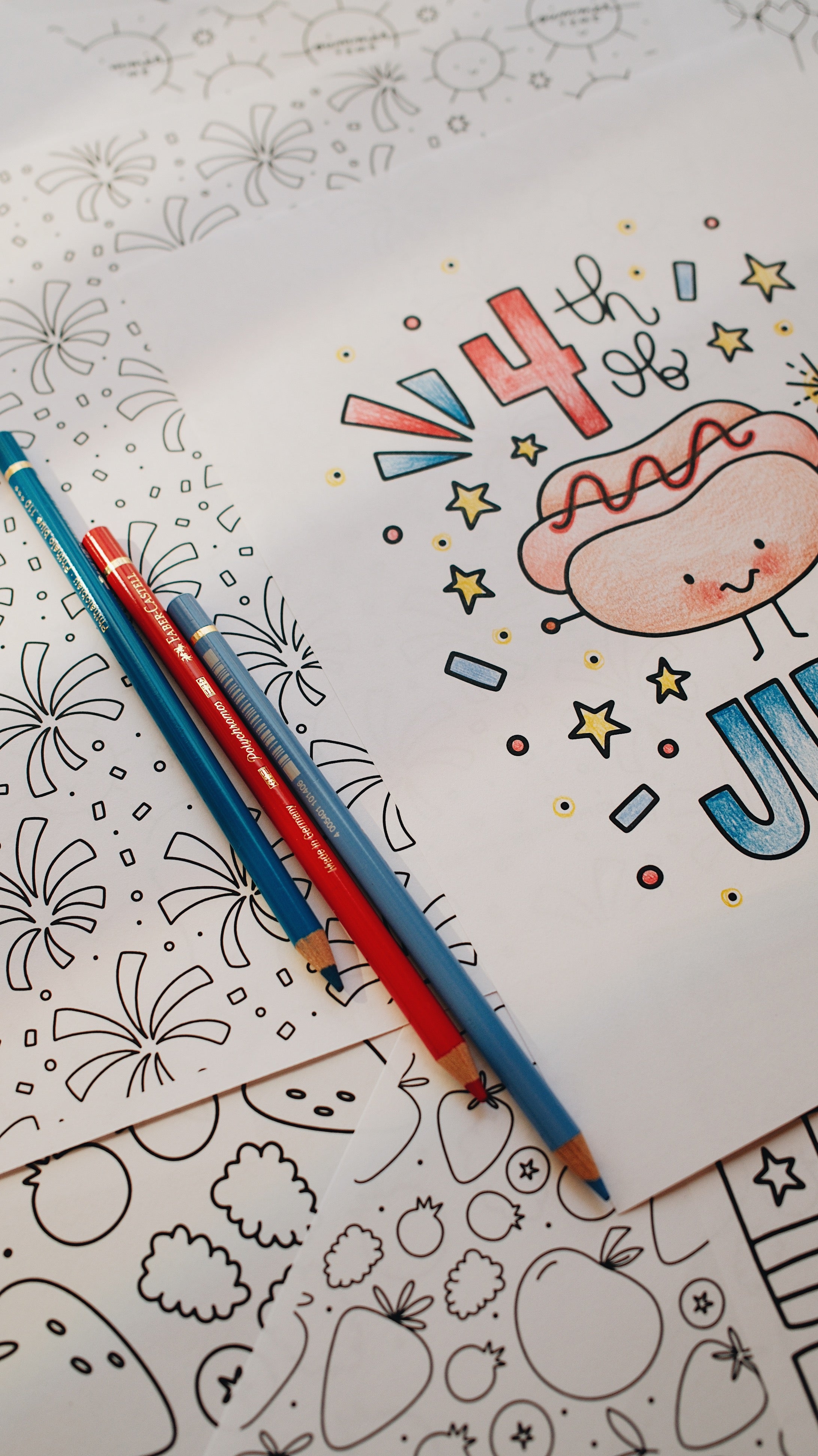 Color Happy | Monthly digital coloring page downloads – Rad & Happy