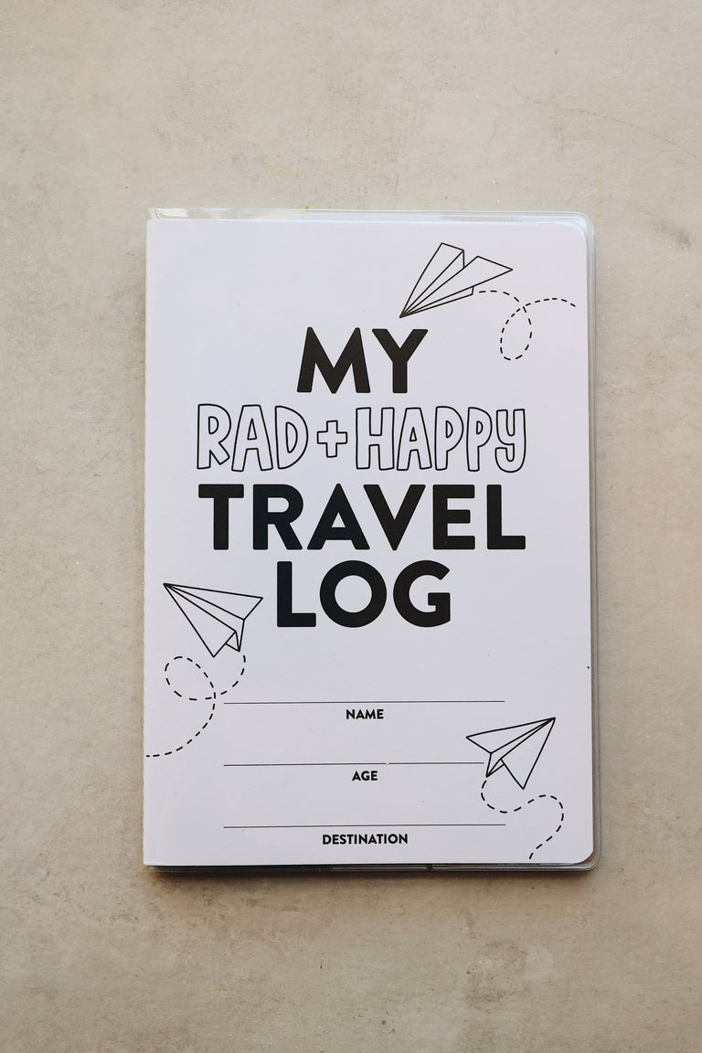 Travel Log Activity Book – Rad & Happy