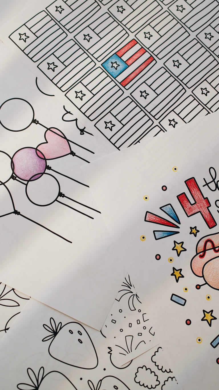 Color Happy | Monthly digital coloring page downloads – Rad & Happy