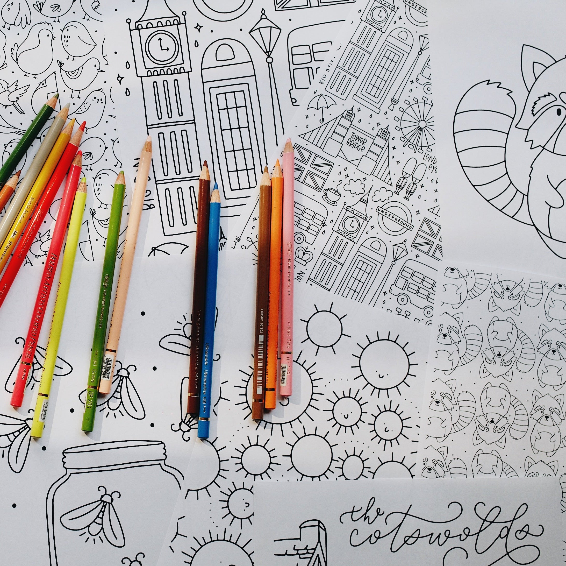 Color Happy | Monthly digital coloring page downloads – Rad & Happy
