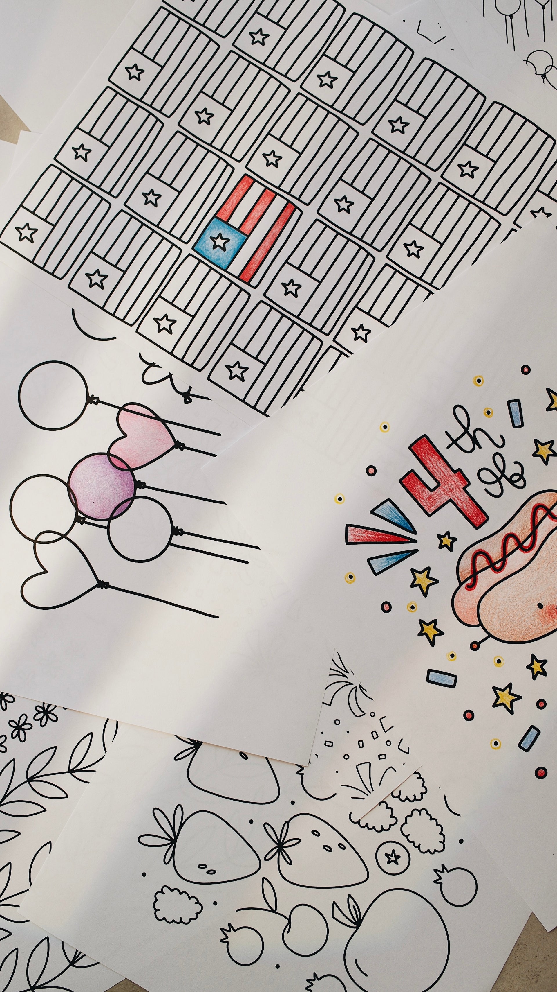 Color Happy | Monthly digital coloring page downloads – Rad & Happy