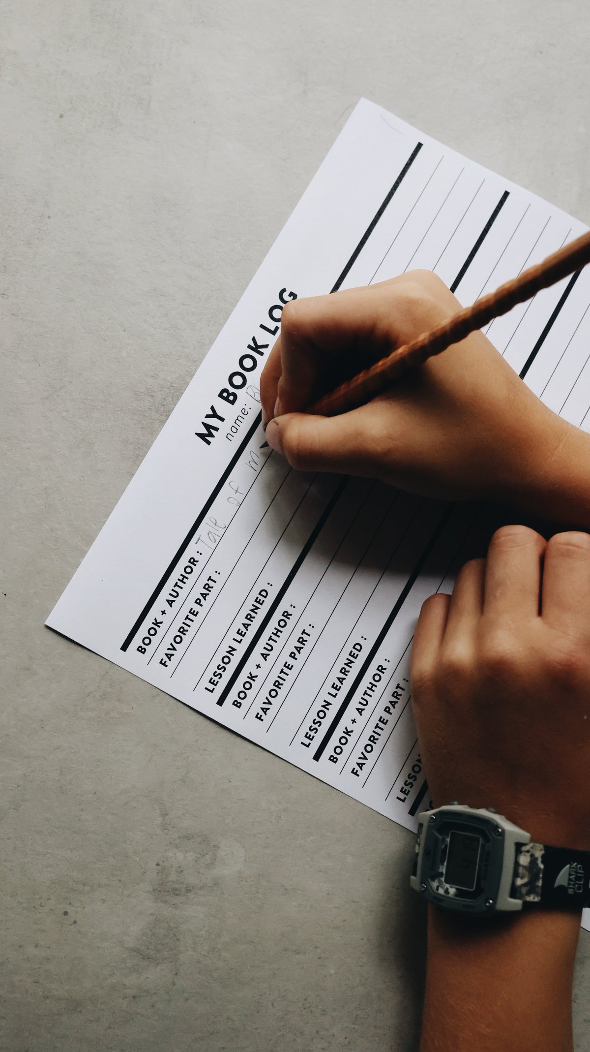 Homeschool Reading Log Printable – Rad & Happy