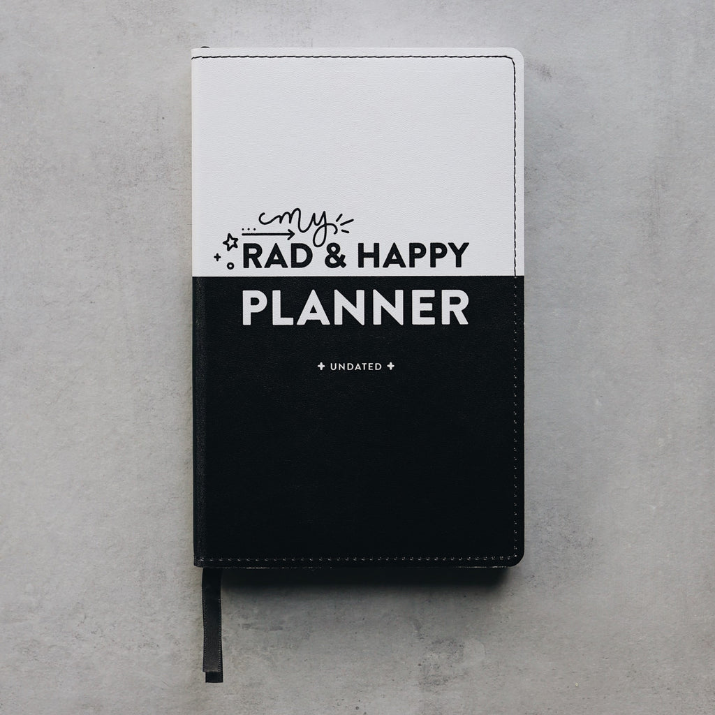 5x8 Undated Planner - Halfsies Edition – Rad & Happy