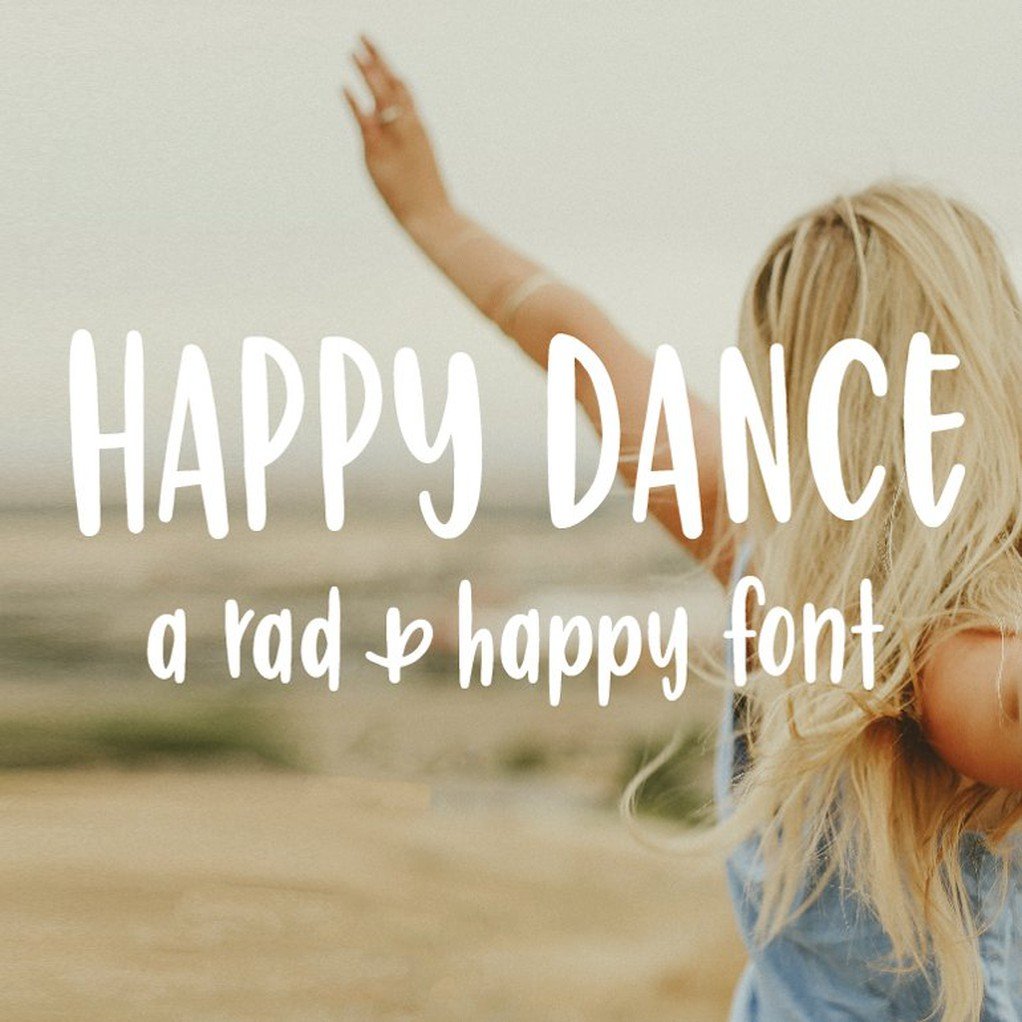 Happy Dance Font – Rad & Happy